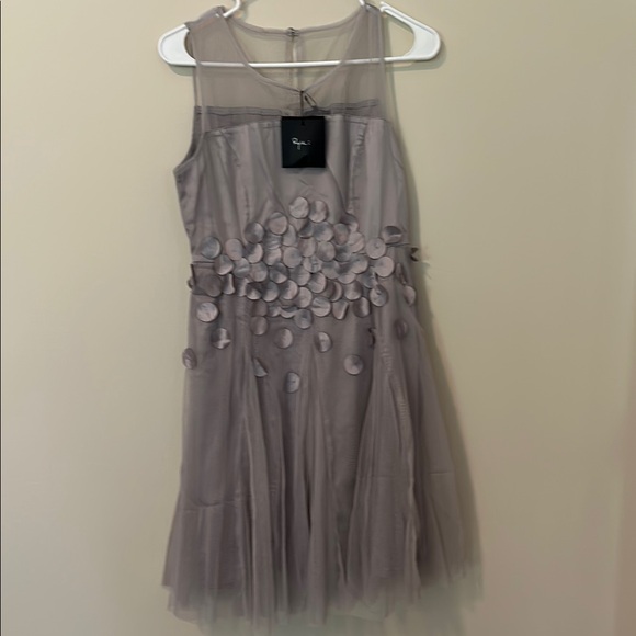 Ryu | Dresses | Ryu Gray Halter Aline Mini Dress For Weddings | Poshmark